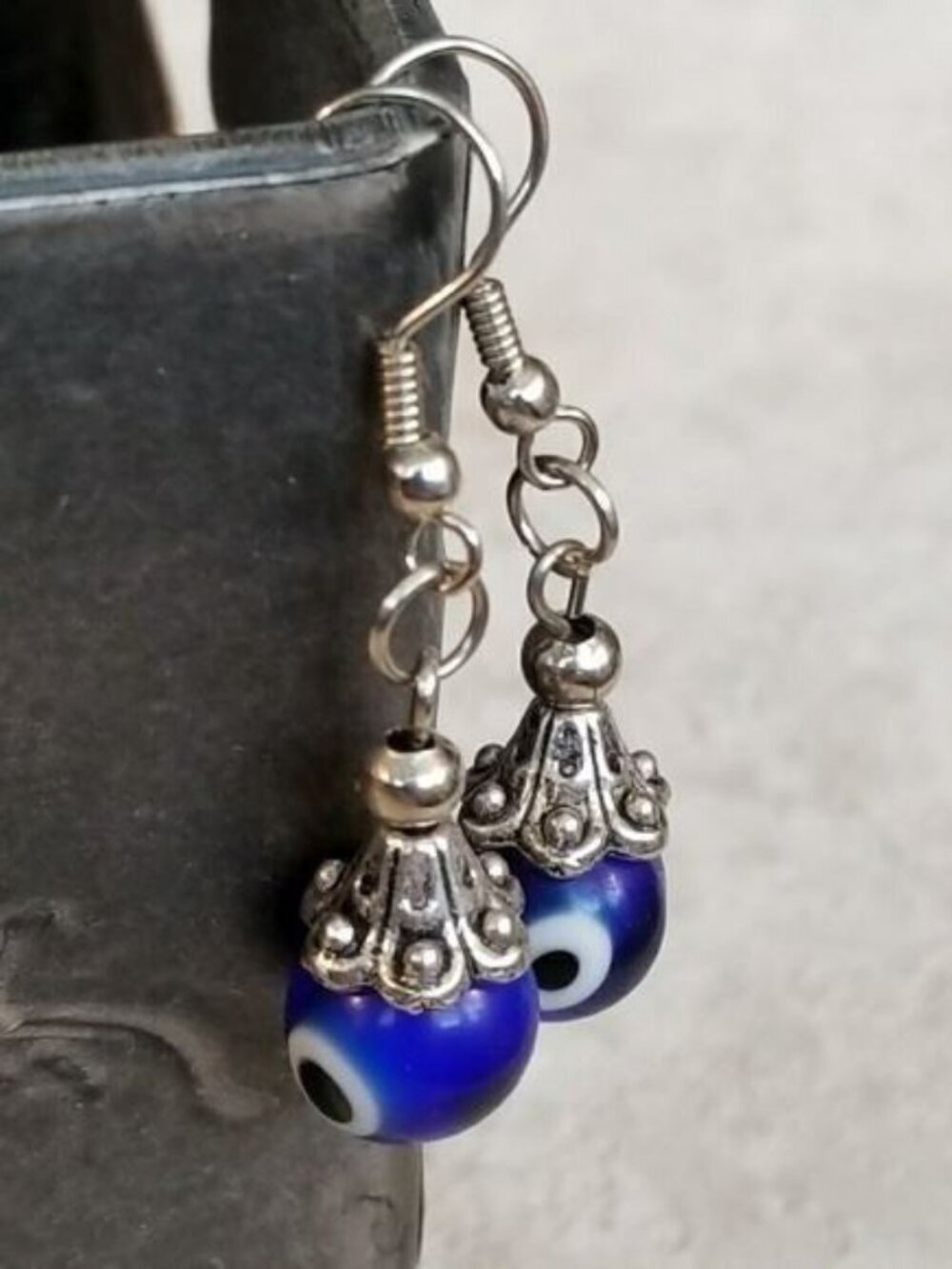 Pinkdiva | Jewelry | Evil Eye Blue Glass Talisman Earrings | Poshmark